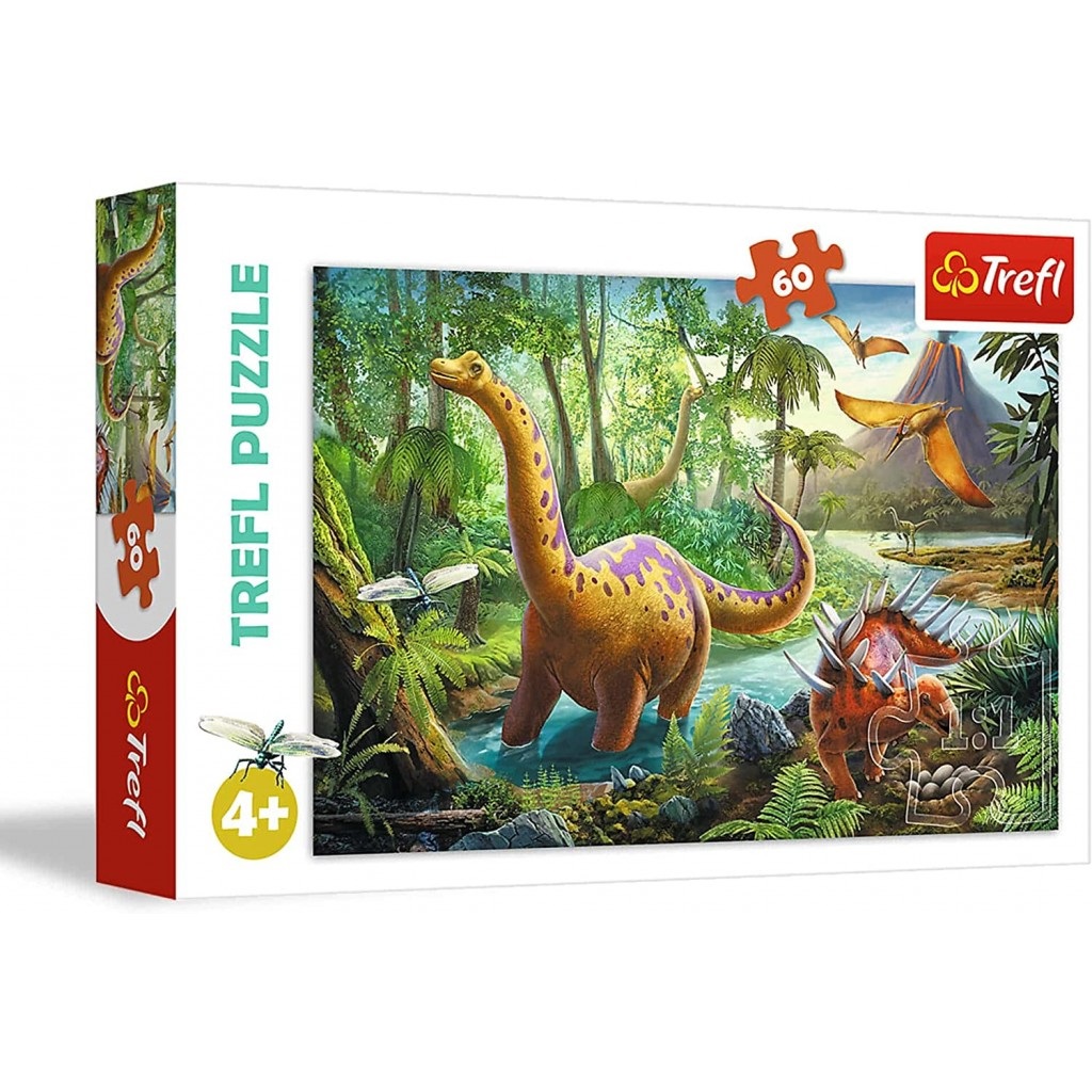 Puzzle 60 delova-Dinosaurusi