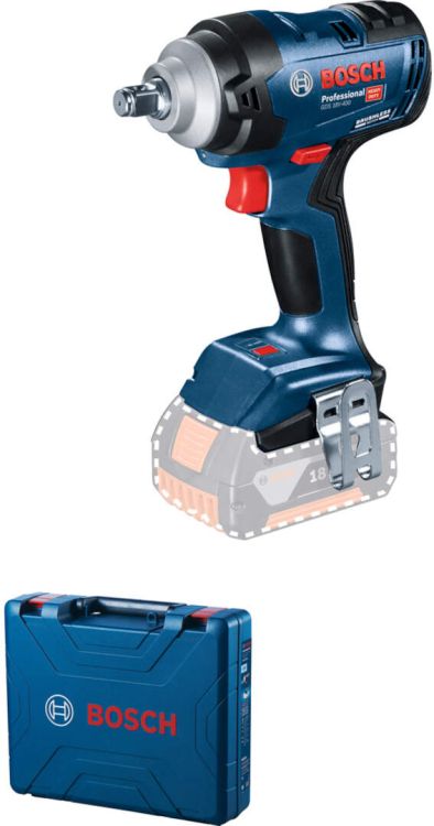 Akumulatorski udarni odvrtač Bosch GDS 18V-400 Solo; bez baterije i punjača (06019K0021)