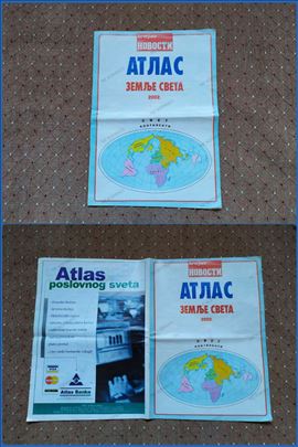 Dodatak 2002. ATLAS Zemlje sveta - Več. novosti