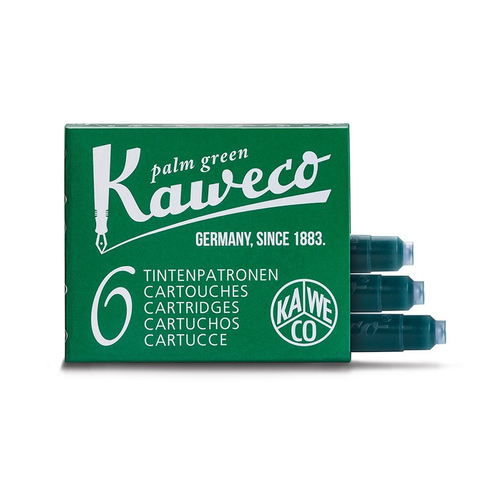 Patrone za naliv pero Kaweco Palm Green 1/6