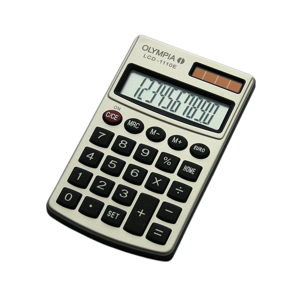 Kalkulator Olympia 1110E Euro (sivi)