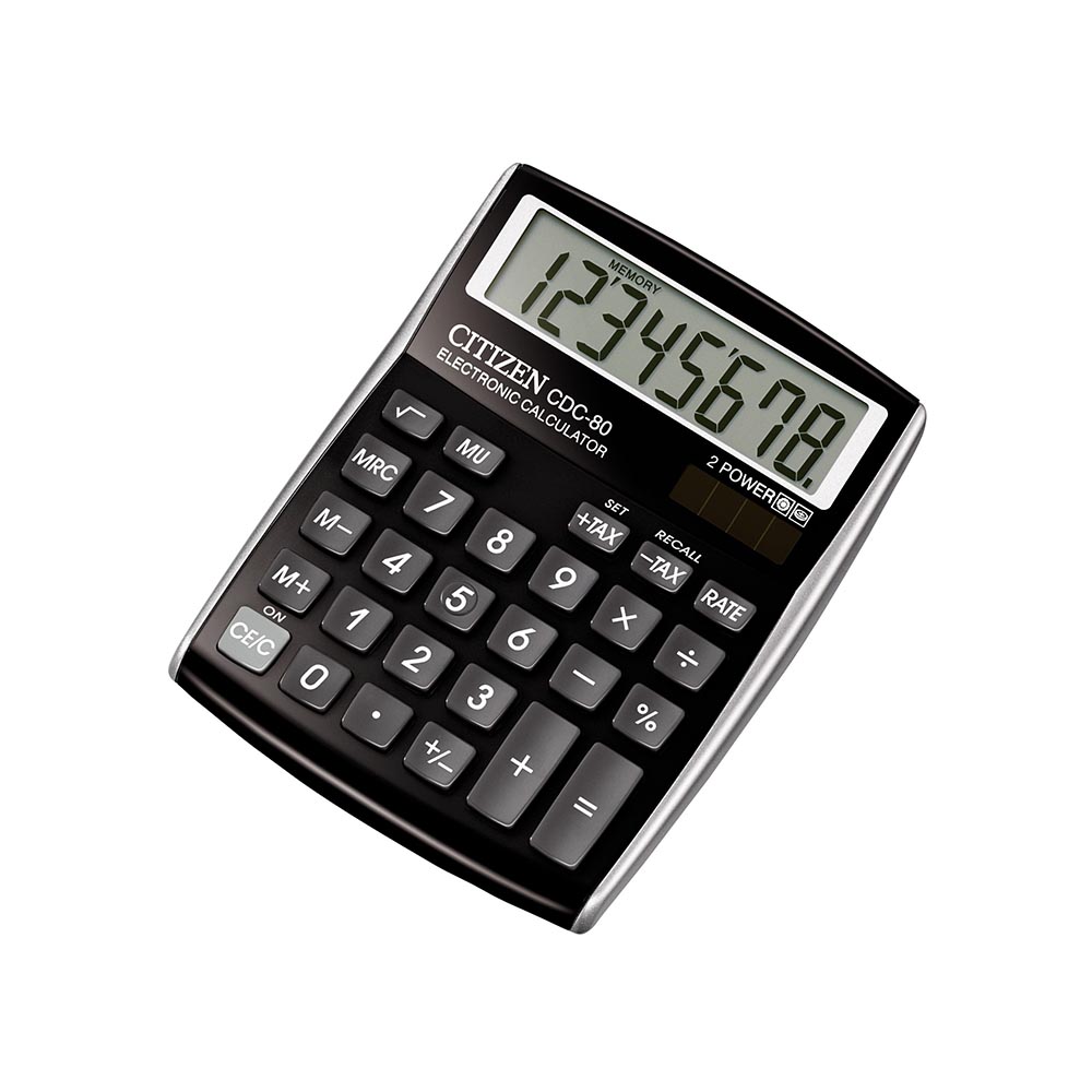 Kalkulator Citizen CDC-80 - Crna
