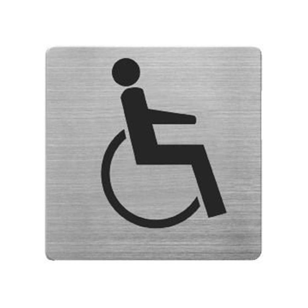 Aluminijumski piktogram Alco samolepljivi - mesto za invalide