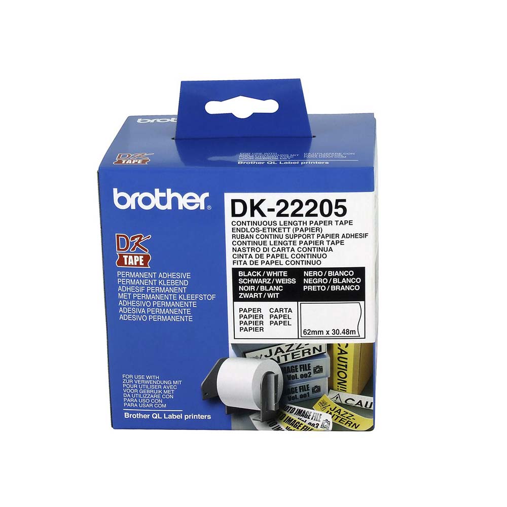 Kontinuirana traka lepljiva Brother DK22205 62mm x 30.48m