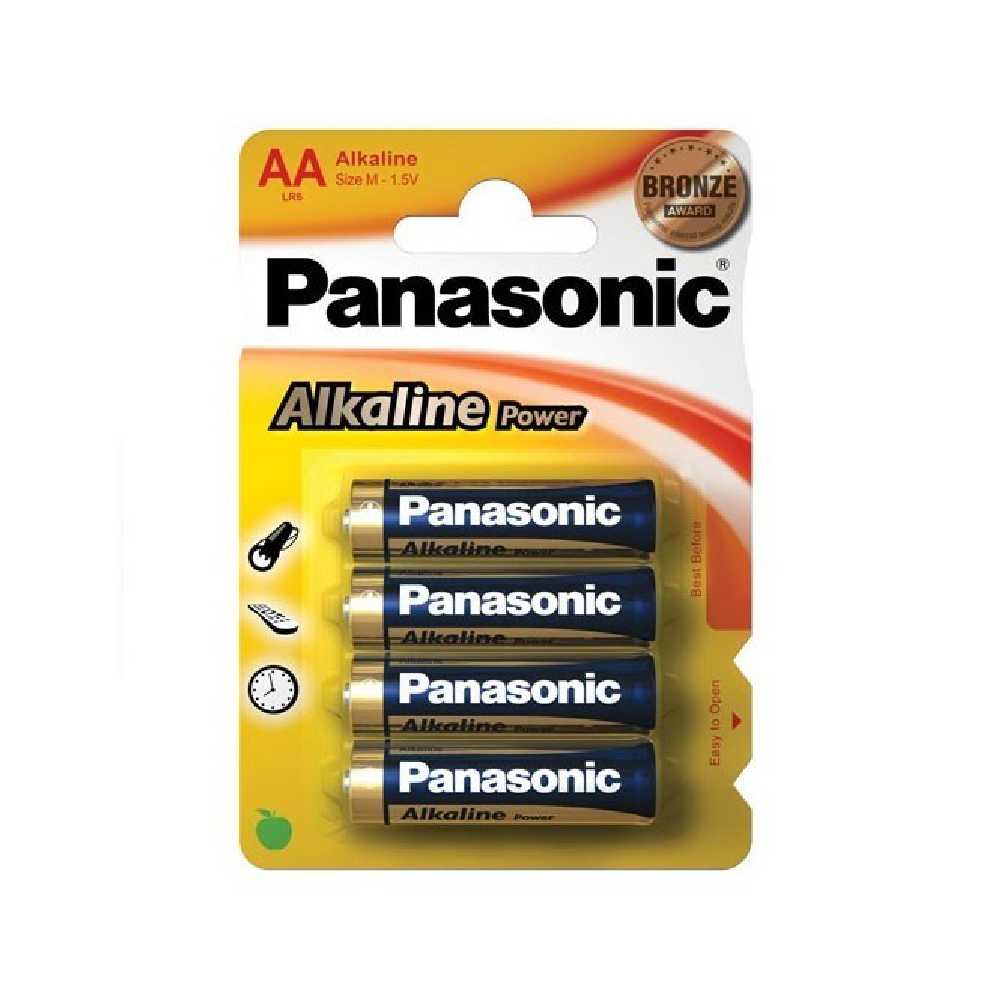 Baterija Panasonic alkalna LR6 AA, 4 kom