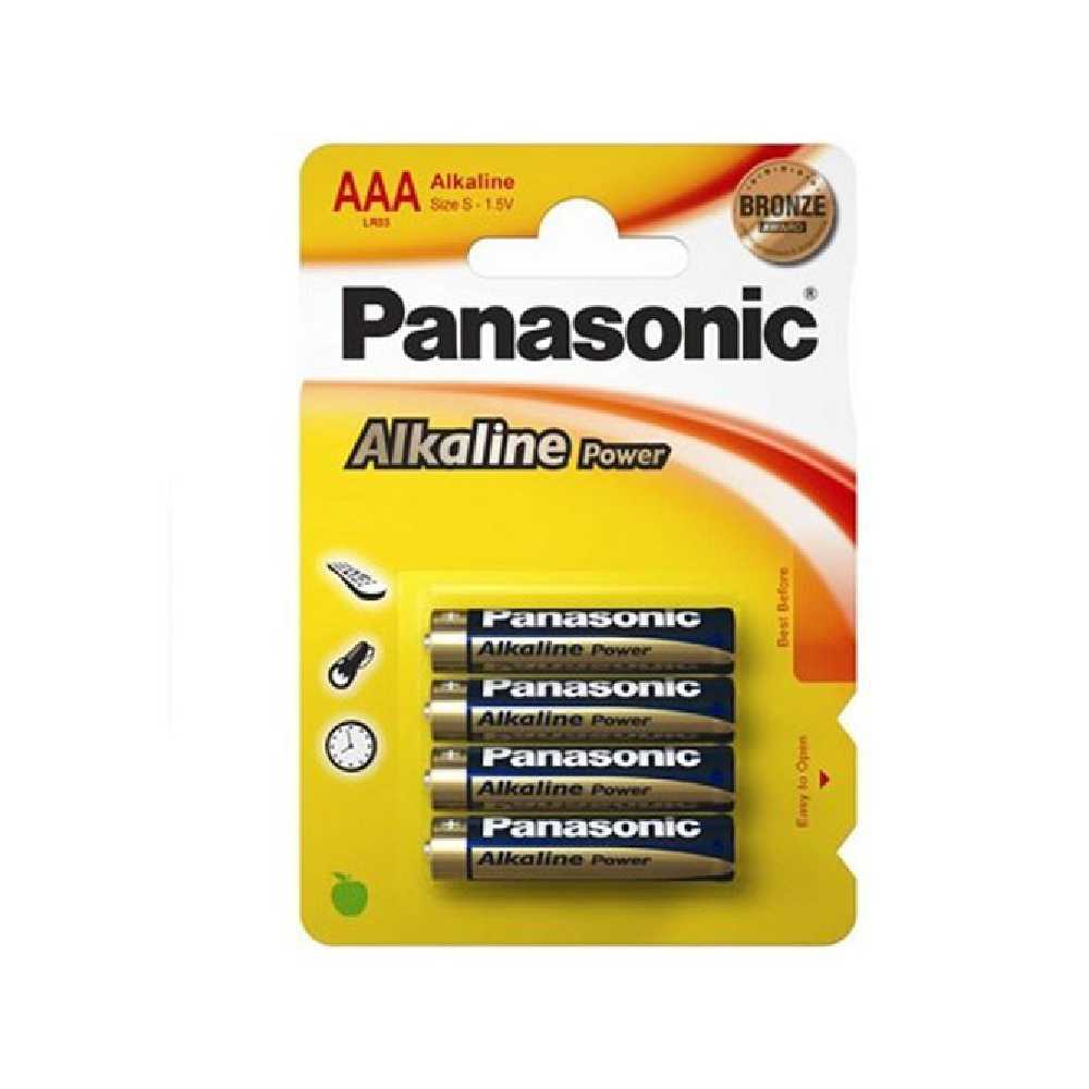 Baterija Panasonic alkalna LR3 AAA, 4 kom
