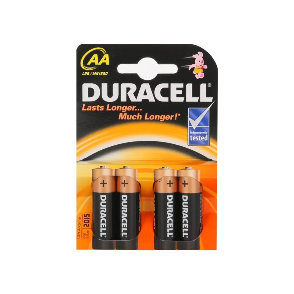 Baterija Duracell alkalna LR6 AA 4 kom