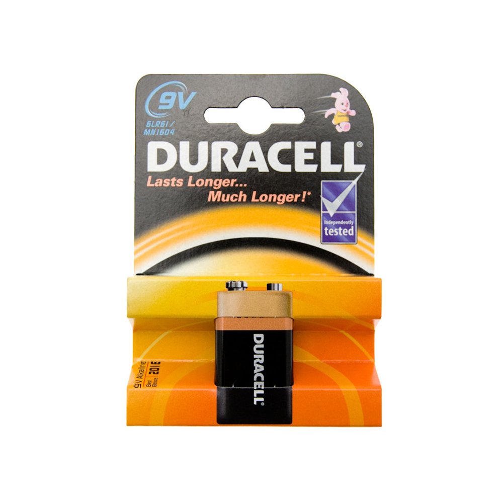 Baterija Duracell alkalna 9V