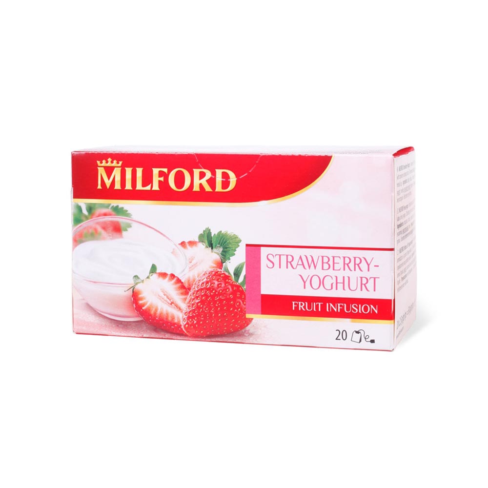 Čaj Milford jagoda-jogurt 1/20