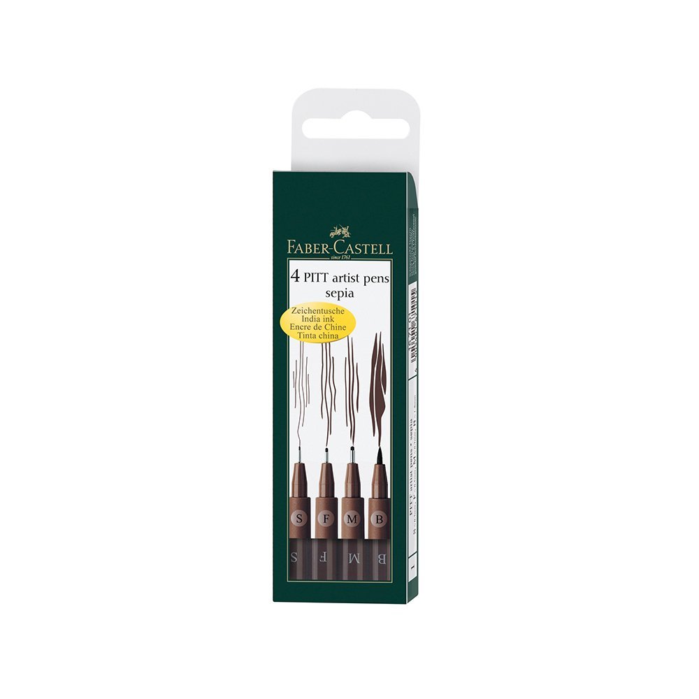 Lajneri Faber Castell set Sepia 1/4