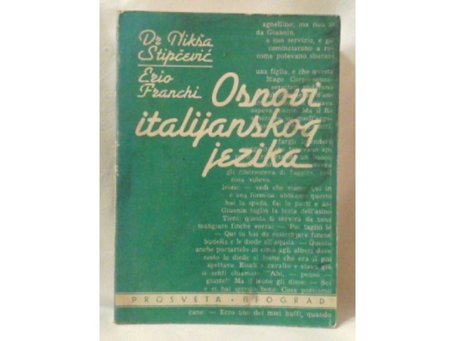 Osnovi italijanskog jezika - Nikša Stipčević