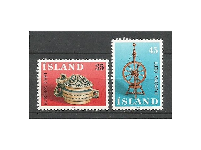 Island 1976. EVROPA CEPT cista serija
