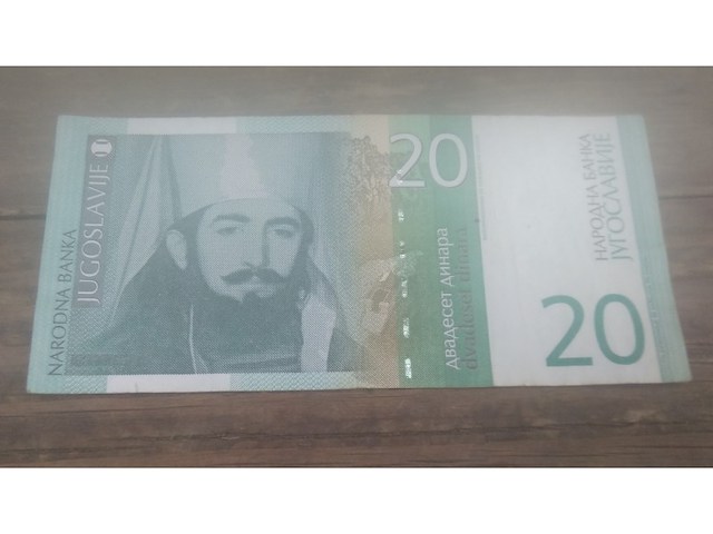20 DINARA 2000