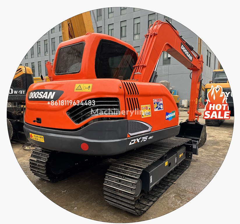 Doosan DX75 bager guseničar