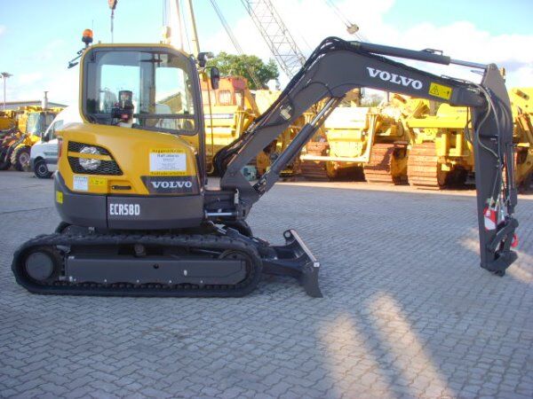 Novi Volvo ECR 58 MIETE / RENTAL mini bager