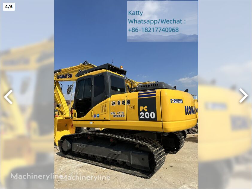 Komatsu PC200-7 bager guseničar