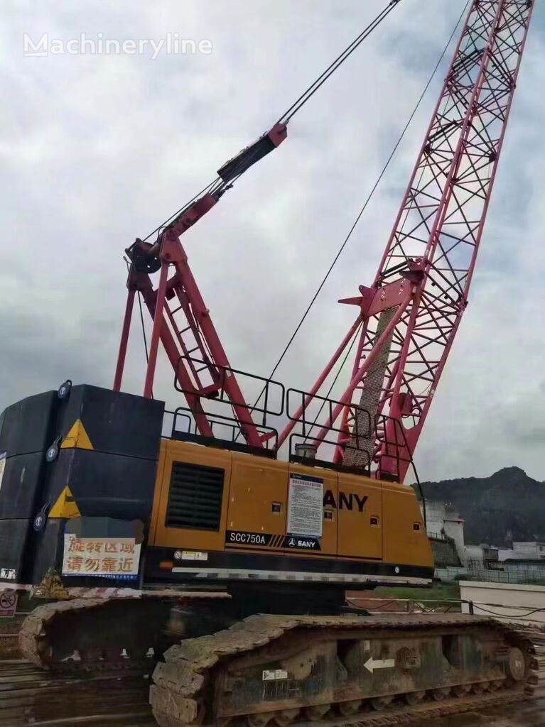 Sany 75-ton crawler crane kran guseničar