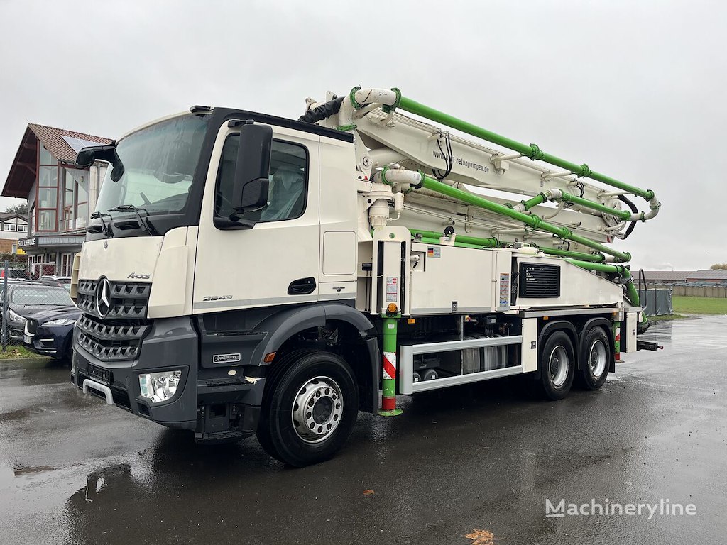 Putzmeister BSF36.16HLS na šasiji Mercedes-Benz Arocs 2643 pumpa za beton