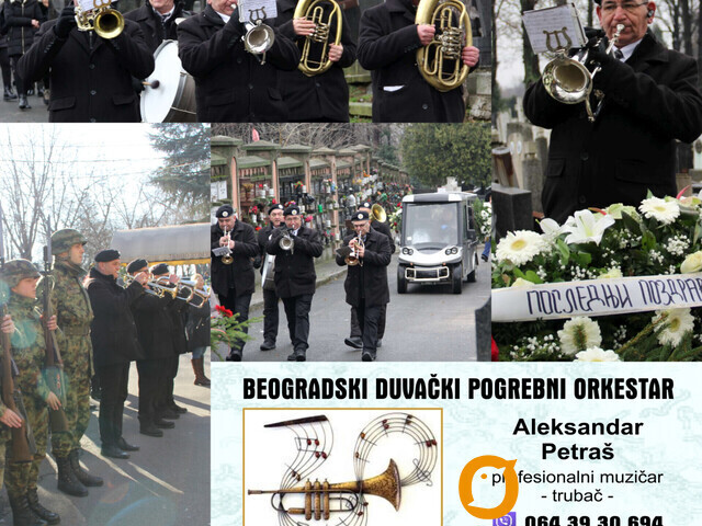 Trubači pogrebni orkestar pleh muzika za sahrane Srbija