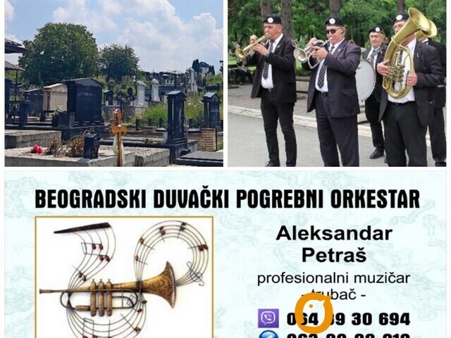 Trubači pogrebni orkestar pleh muzika za sahrane Srbija