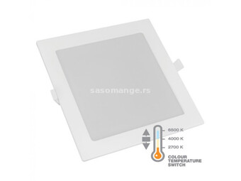Commel LED panel 12w, kvadratni ugradni, cct sklopka ( c337-414 )