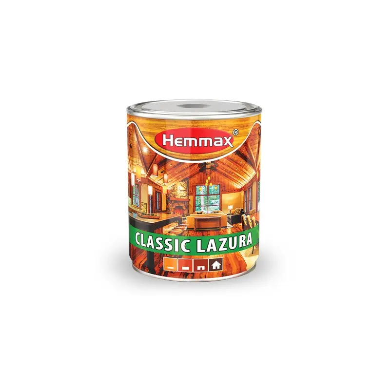 HEMMAX Lazura bez laka za drvo, 2.5L, Ebonos