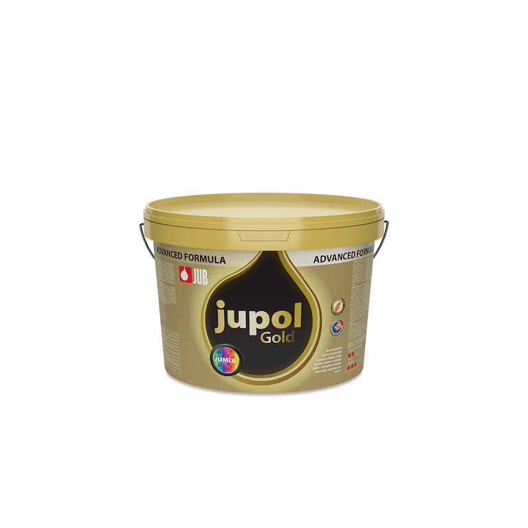 JUPOL Disperziona, vodoperiva boja Gold Advanced, 10L, Bela