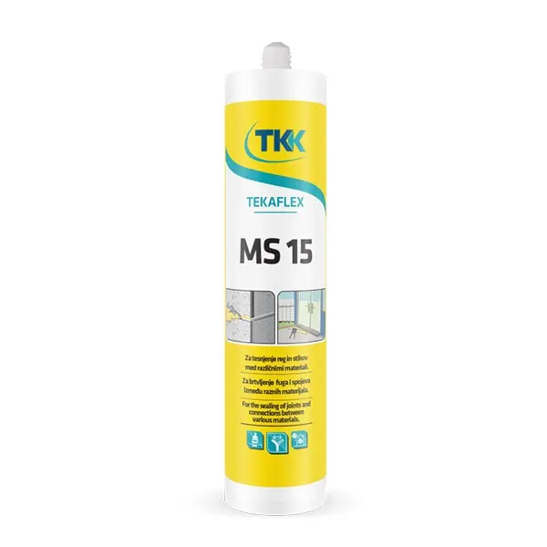 TKK Silikon za lepljenje i zaptivanje Tekaflex MS 15, 290ml, Sivi