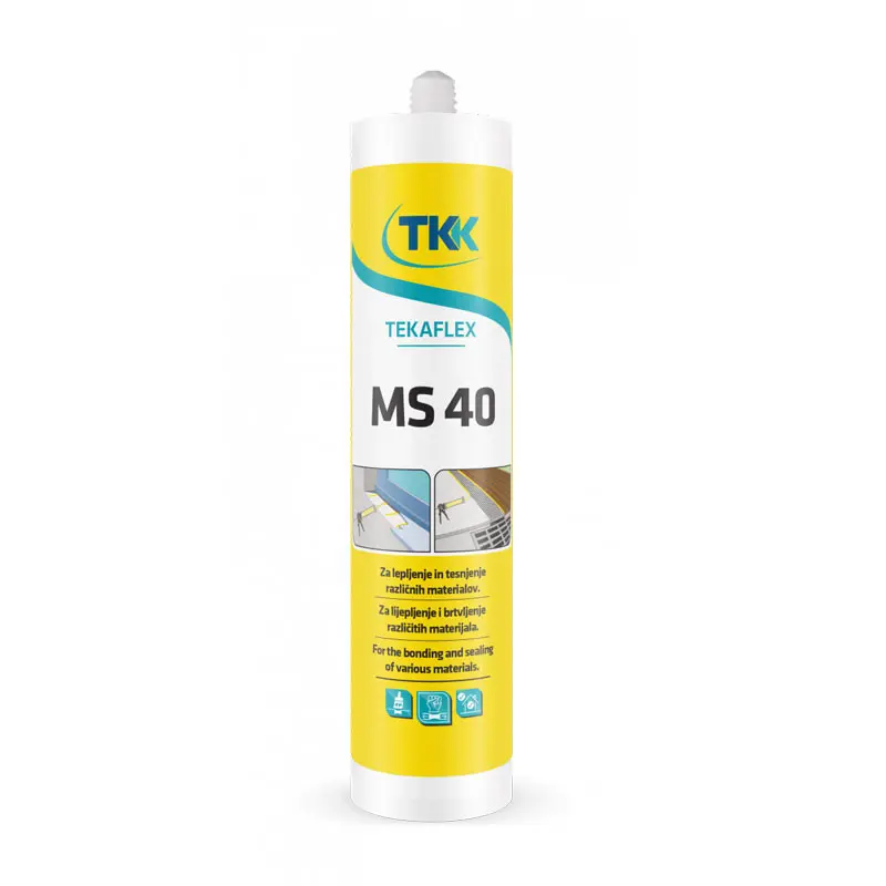 TKK Silikon za lepljenje i zaptivanje Tekaflex MS 40, 290ml, Sivi