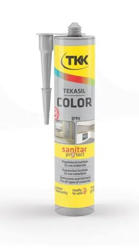 TKK Silikon Tekasil Color, 300ml, Sivi