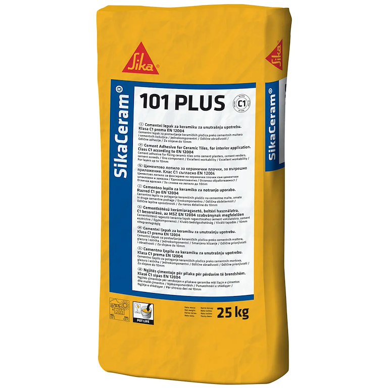 SIKA Ceram 101 Plus Lepak za keramičke pločice, 25kg