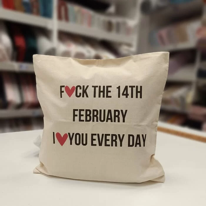Jastuk+jastučnica Dan zaljubljenih Krem osnova