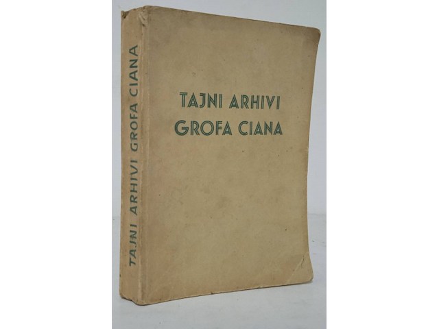 Tajni Arhivi Grofa Ciana