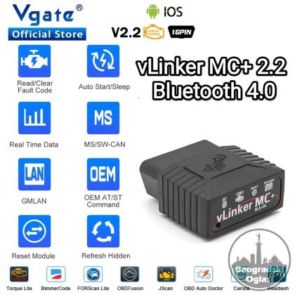 Vgate vLinker MC + V2.2 Bluetooth 4.0 BimmerCode FORScan