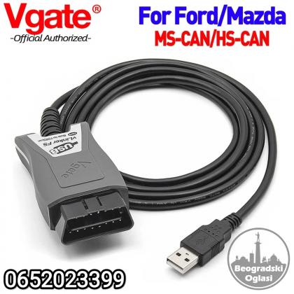 Vgate vLinker FS USB OBD2 za Ford Mazda MS CAN HS CAN