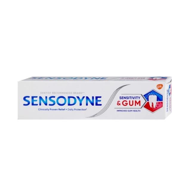 SENSODYNE ZUBNA PASTA SENSITIVITY & GUM 75 ML
Opis
INFORMACIJE
NALOG
SERVIS
KORISNI LINKOVI