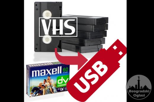 Digitalizacija video kaseta VHS , Video 8, Hi 8 Mini DV