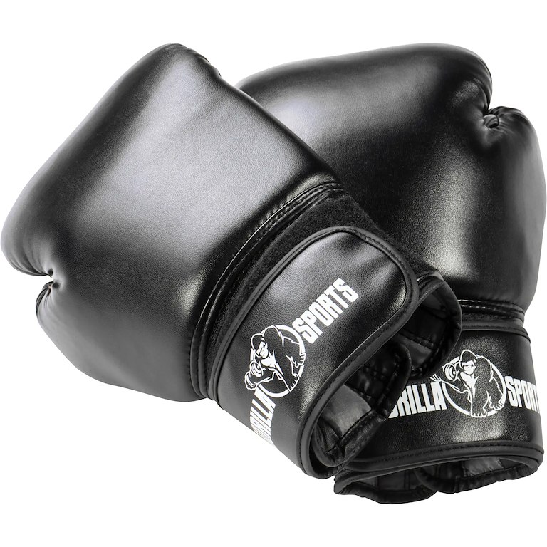 GORILLA SPORTS Profesionalne rukavice za boks 16 oz crne
Profesionalne bokserske rukavice za intenzivan trening celog tela