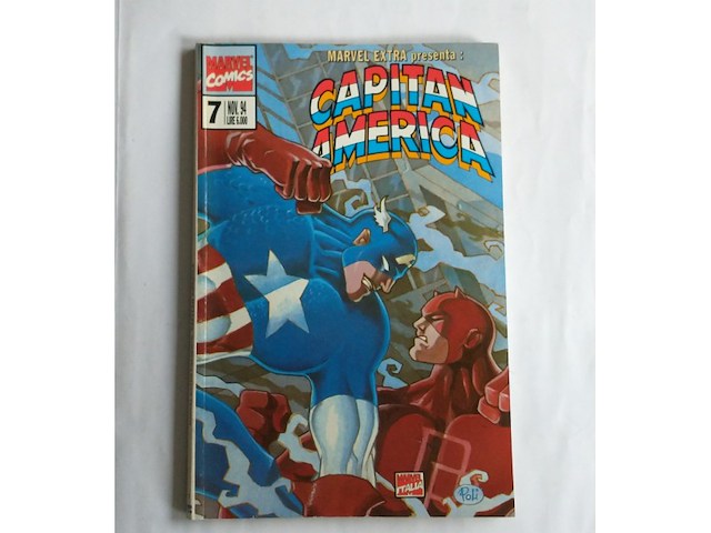 strip Marvel N. 7 CAPITAN AMERICA extra presenta