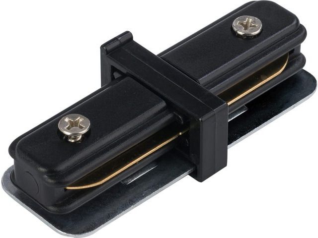 Ravna spojnica za monofaznu šinu Profile Straight Connector Black 180°