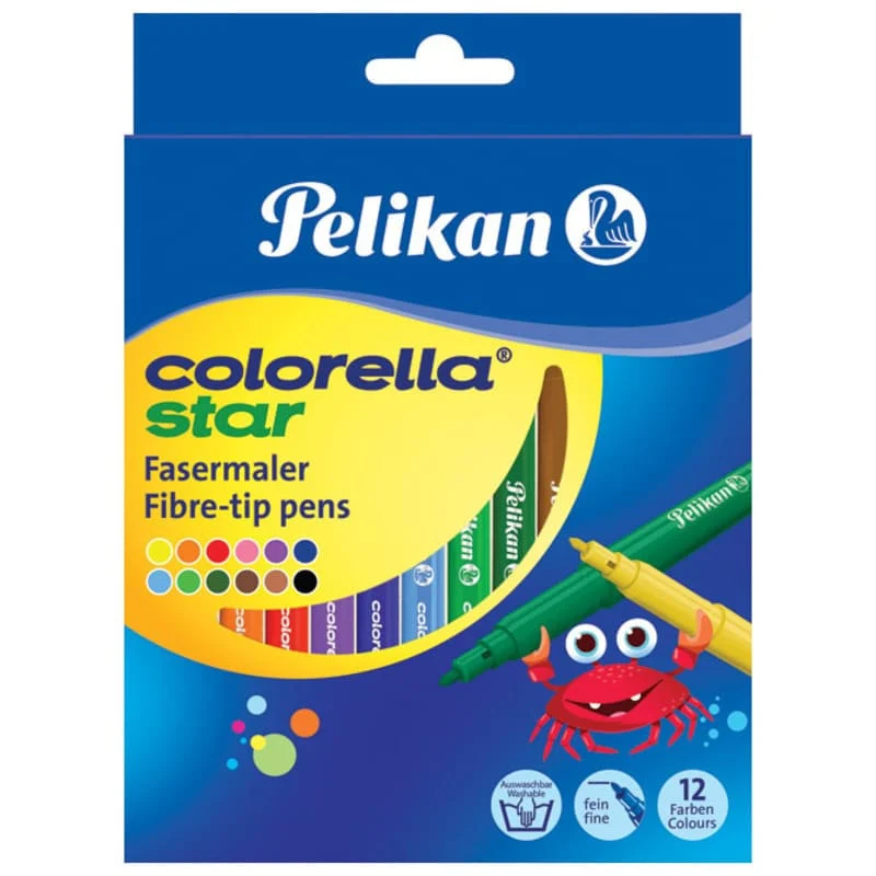 Flomasteri PELIKAN - Colorella star 1-12