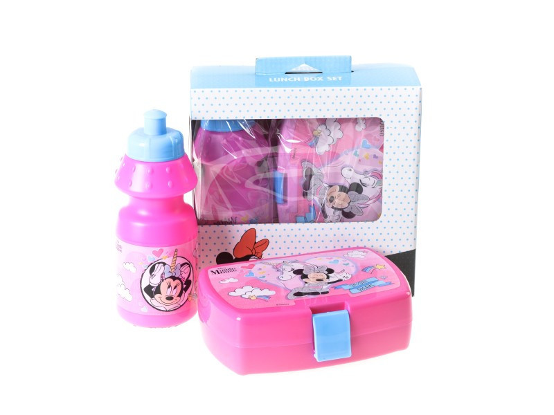 Set za užinu - Kutija za užinu + Flašica DISNEY - Minnie Mouse
