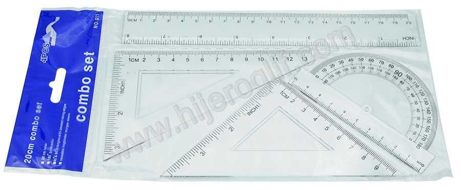 Geometrijski set HIJEROGLIF - Combo 20 cm
