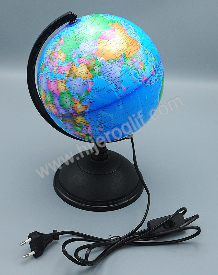 Globus HIJEROGLIF - svetleći 20 cm