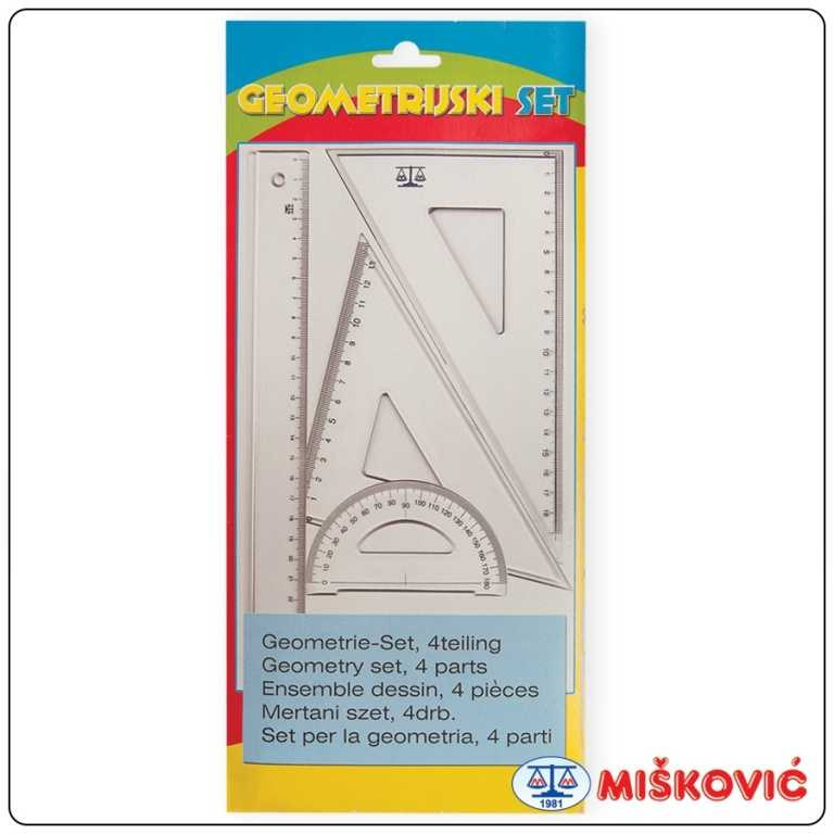 Geometrijski set MIŠKOVIĆ - veliki