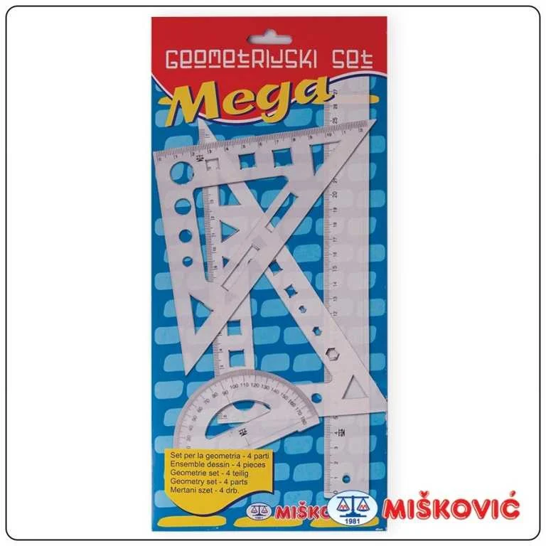 Geometrijski set MIŠKOVIĆ - Mega