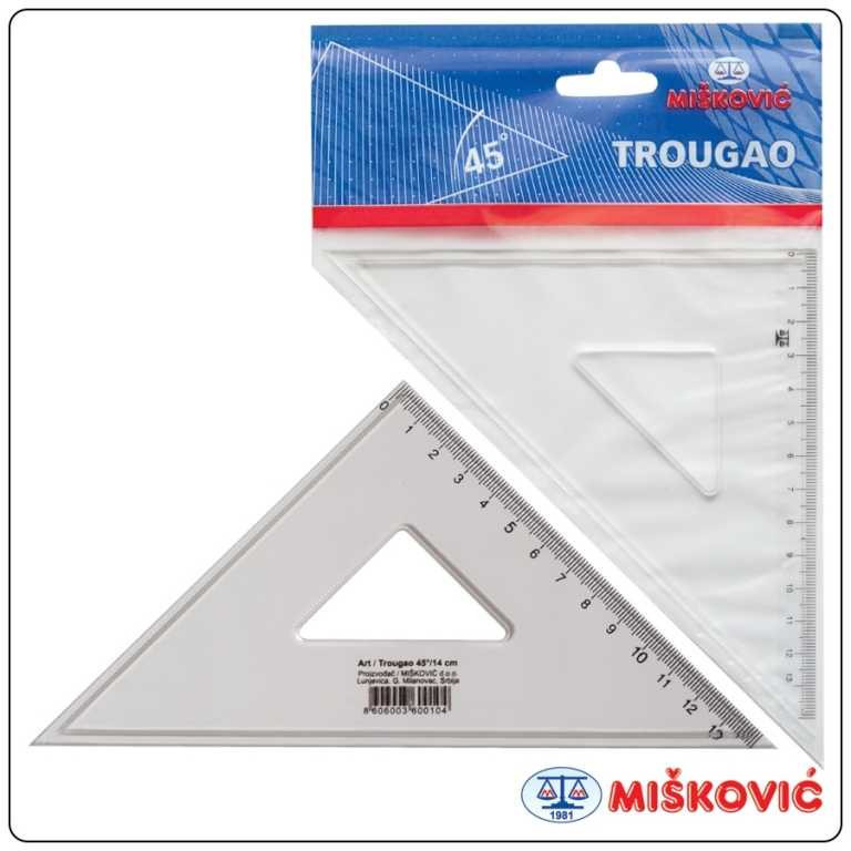 Trougao MIŠKOVIĆ - PVC 14 cm