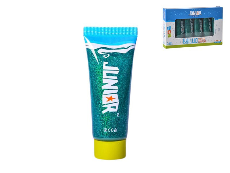 Tempera JUNIOR - Brillio glitter zelena 22ml
