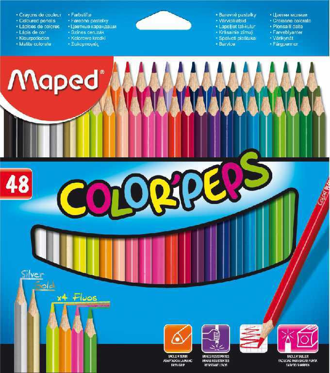 Drvene bojice MAPED - COLOR PEPS 1-48