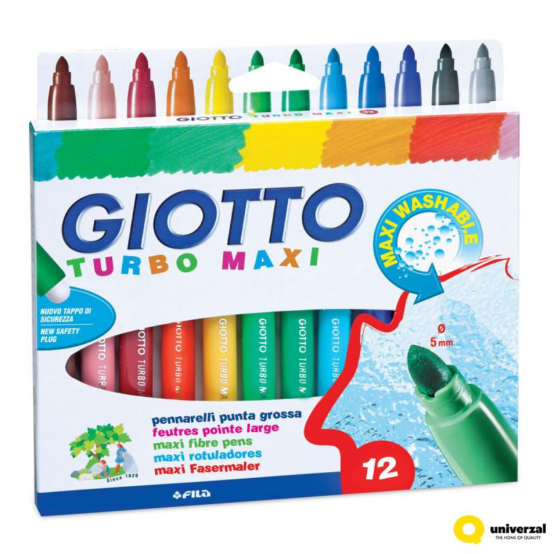 Flomasteri GIOTTO - Turbo Maxi 1-12